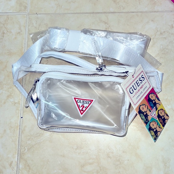 Guess | Bags | Brand New Guess Jlo Clear Fanny Pack | Poshmark